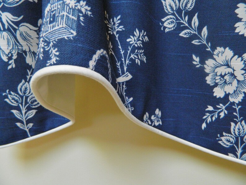 Country House Indigo Blue by Wavery French Country Window | Etsy