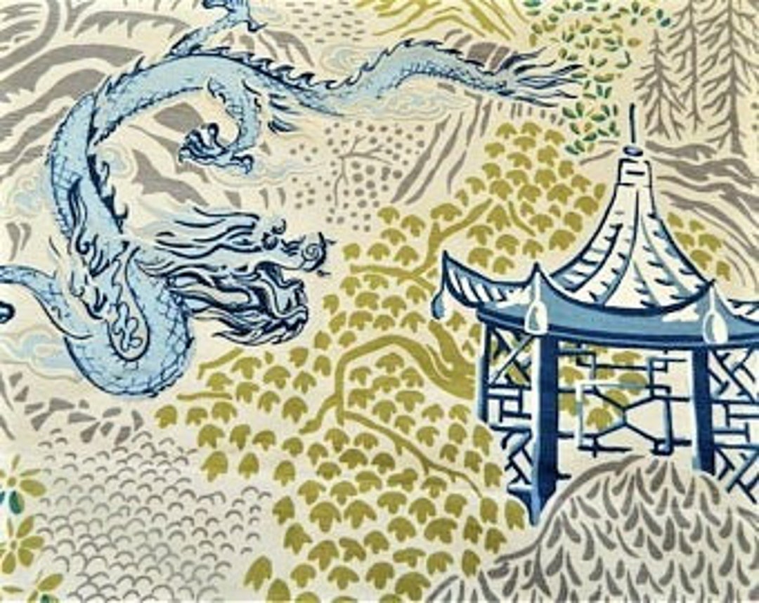 Trend Oxnard Cobalt by Vern Yip-decorative Throw Pillow Cover Asian ...