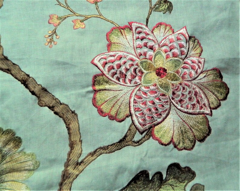 Kravet Couture Floral Mineral-embroidered Floral Decorative - Etsy Kravet Couture Floral Mineral-embroidered Floral Decorative - Etsy
