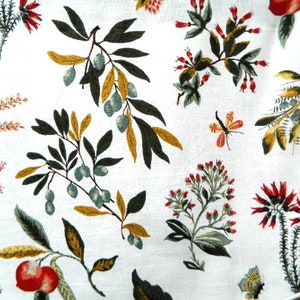 French General Fleur Botanical in Botanical-window Valance Lined and ...