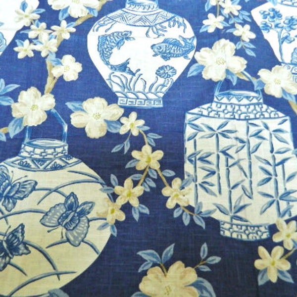 Chinoiserie Fabric by the Yard - Etsy
