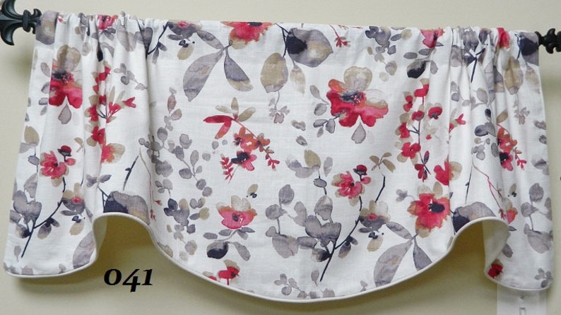 Trend 03367 Poppy by Vern Yip Window Valance Lined Corded Rod - Etsy