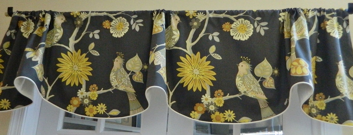 Heritage House Windsong Ivory or Parchment window Valance - Etsy