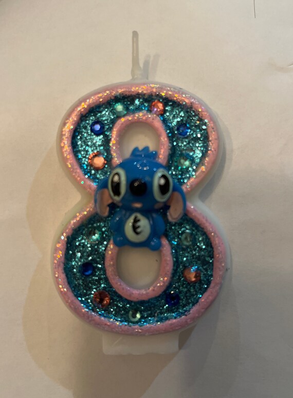 Party Supplies Party Décor Lilo & Stitch birthday candle Stitch Custom ...