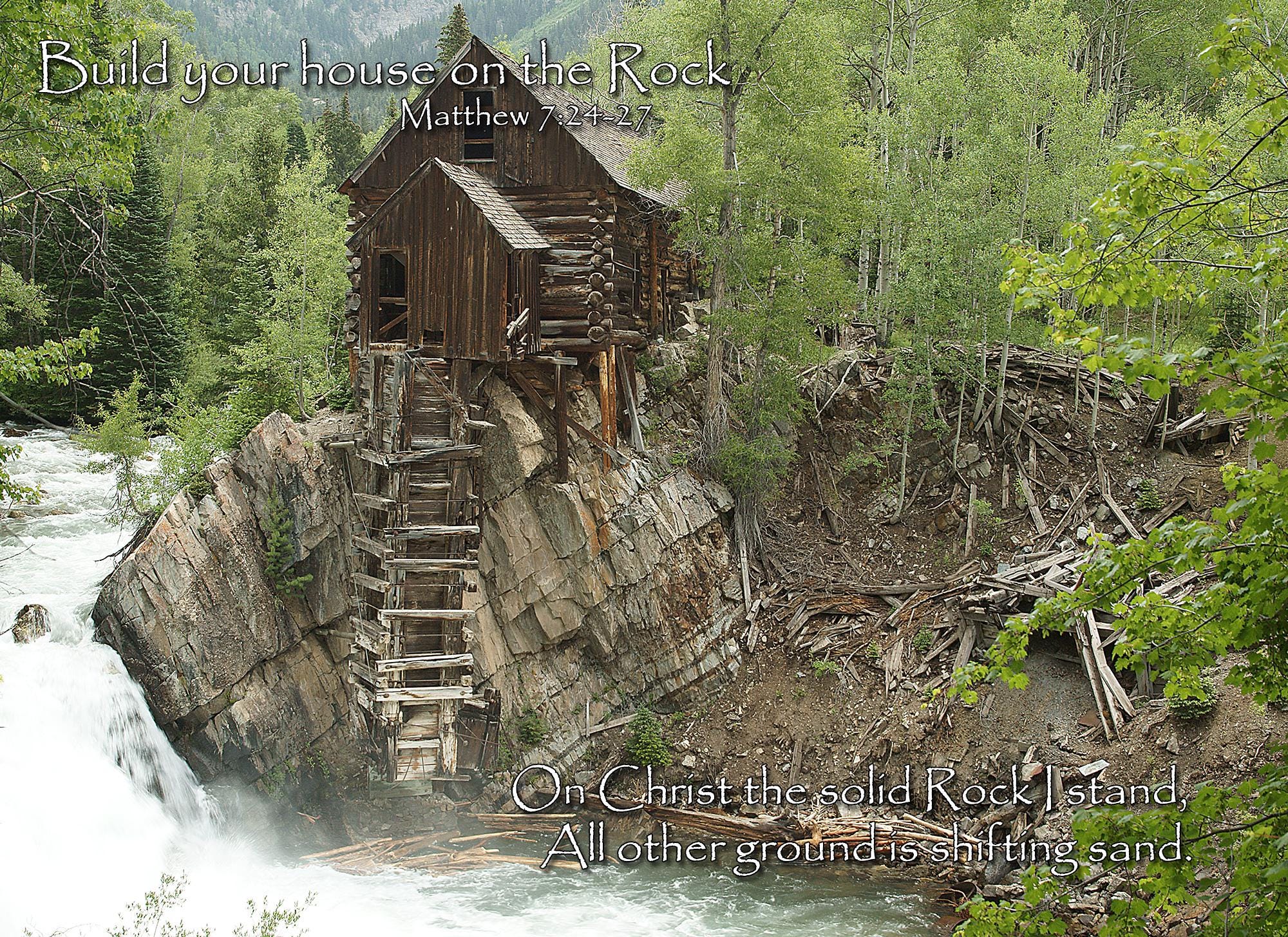 On Christ I Stand - Sermon on the Mount #1 - Etsy