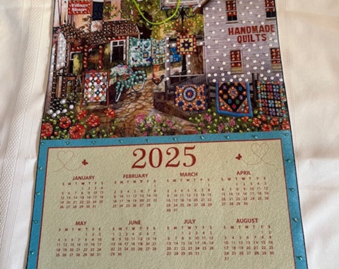 Jeweled 2025 Felt Calendar Design Works Village Shops #4747 - Etsy