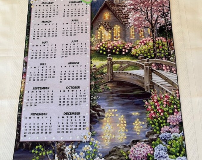 Jeweled 2025 Felt Calendar Design Works Spring Chapel 4728 - Etsy