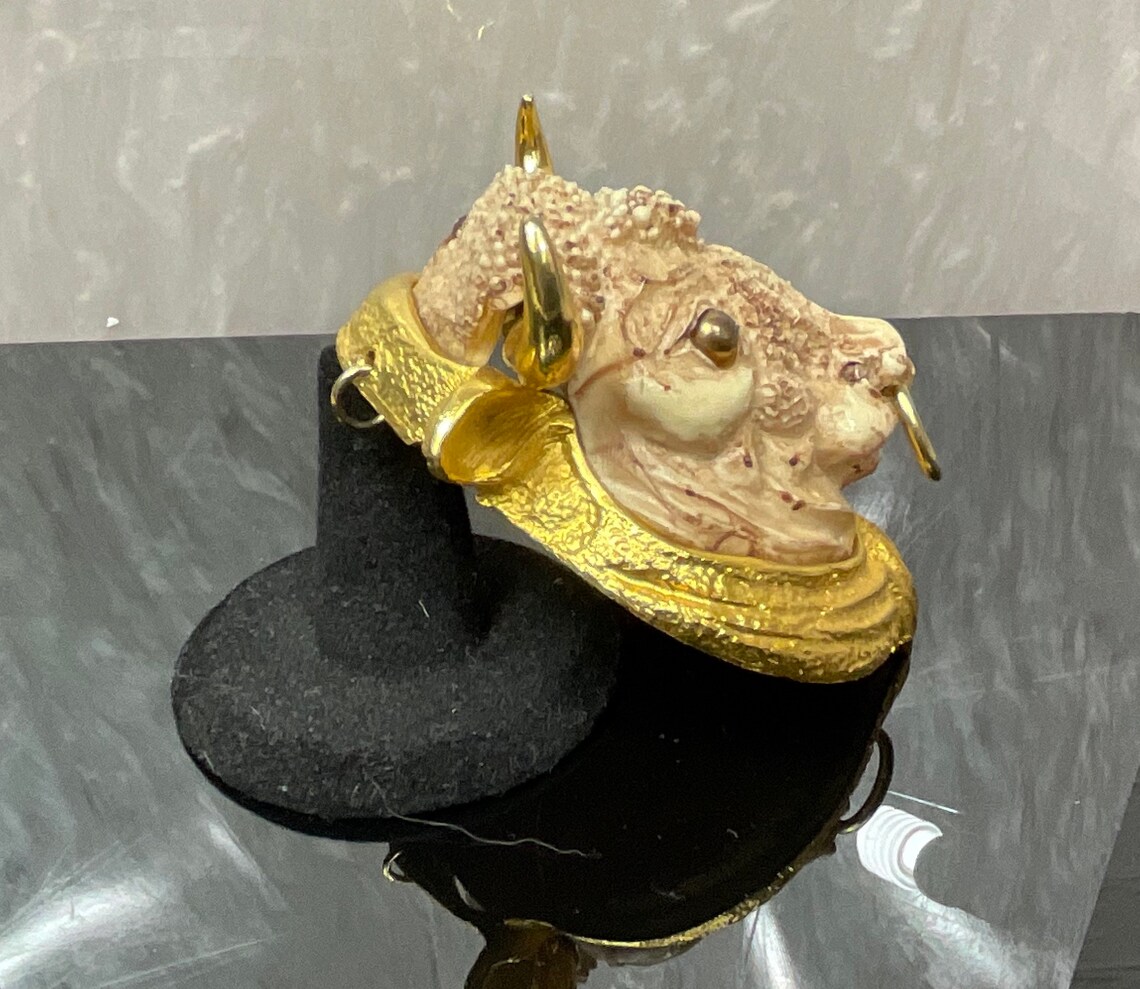 Vintage Razza Taurus Pendant- Part of His Famous 70's Astrological ...