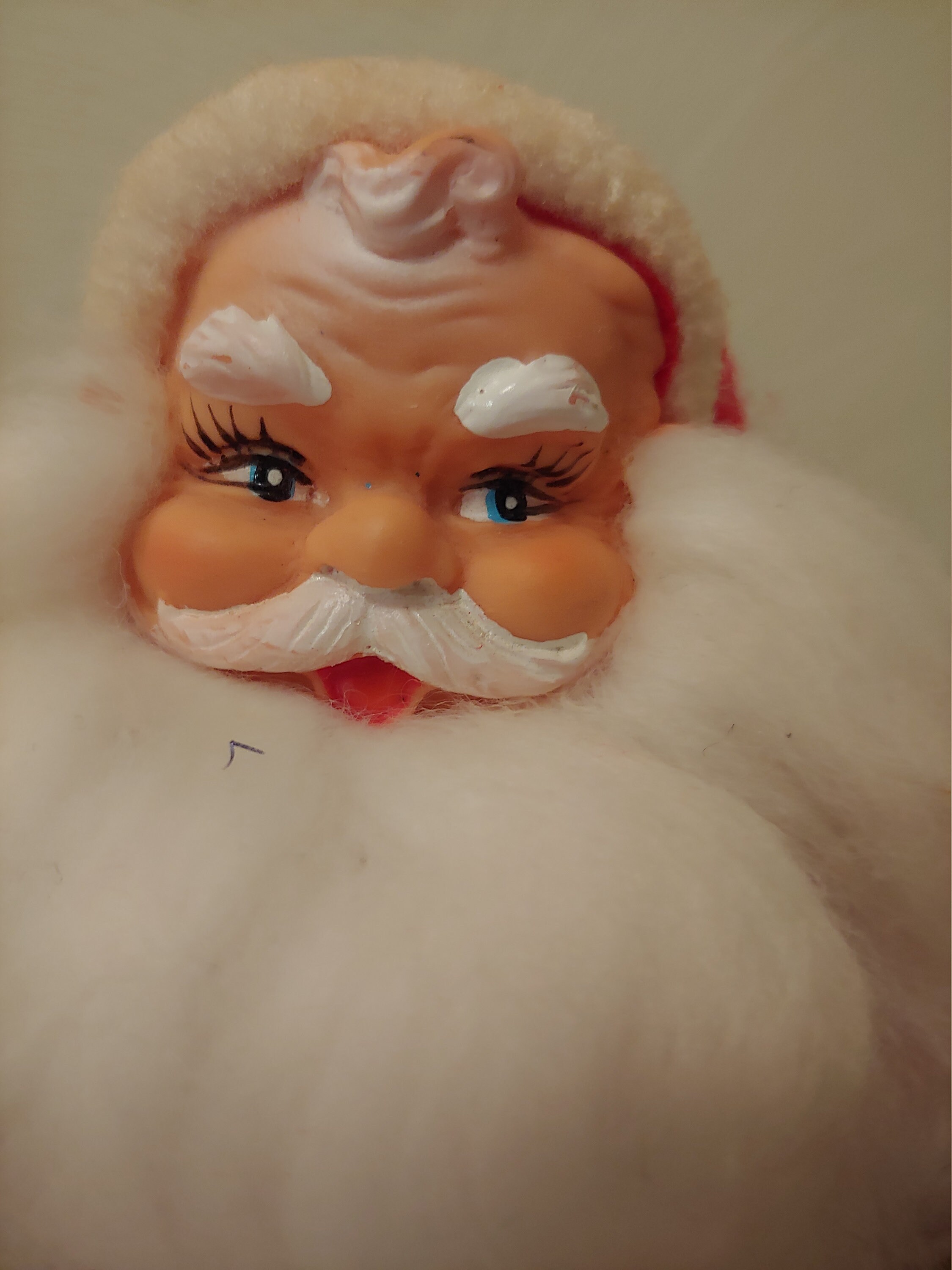 Vintage 9.5 Santa in White Boots - Etsy