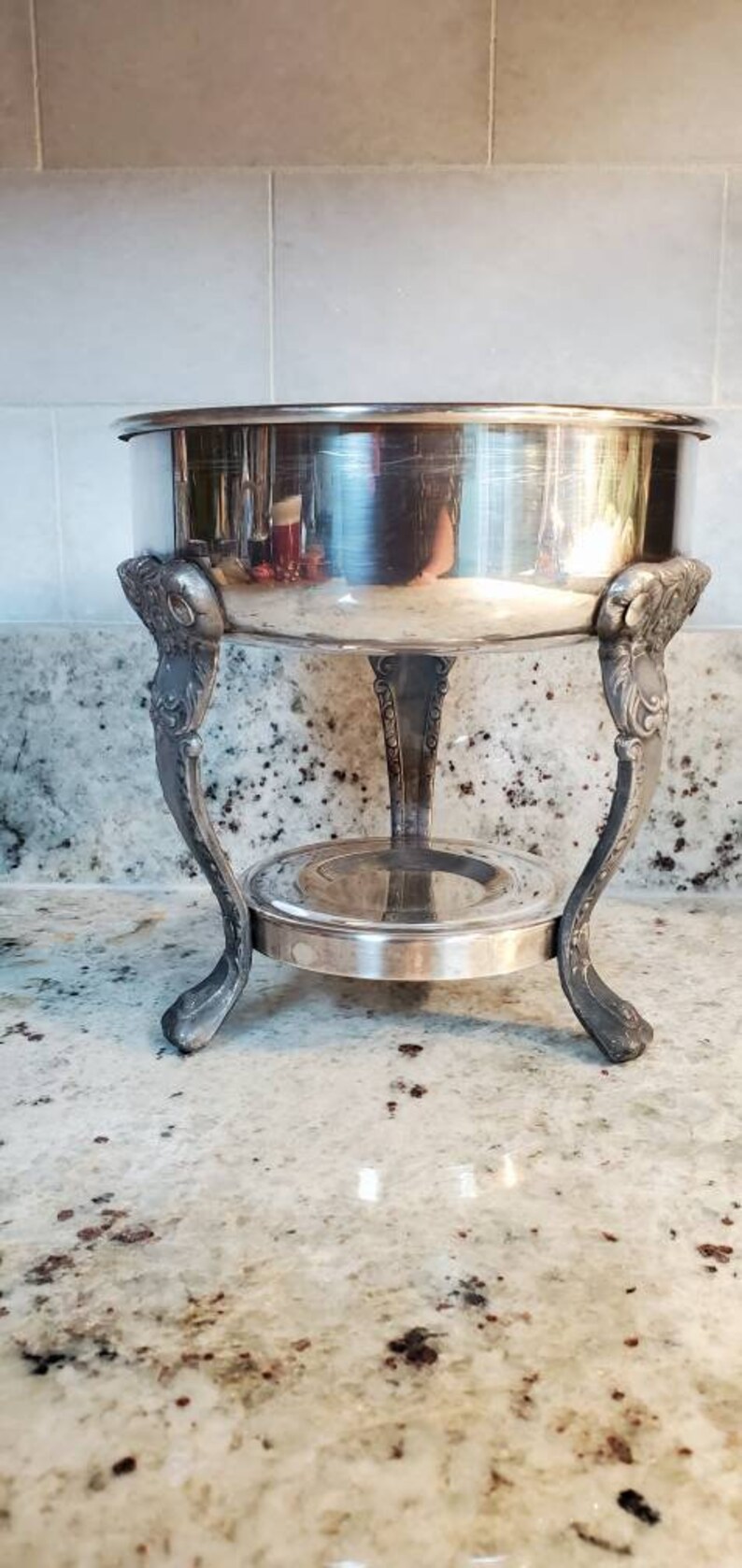 Sheridan Silverplate Chafing Dish Small Size 6 Inch Diameter - Etsy