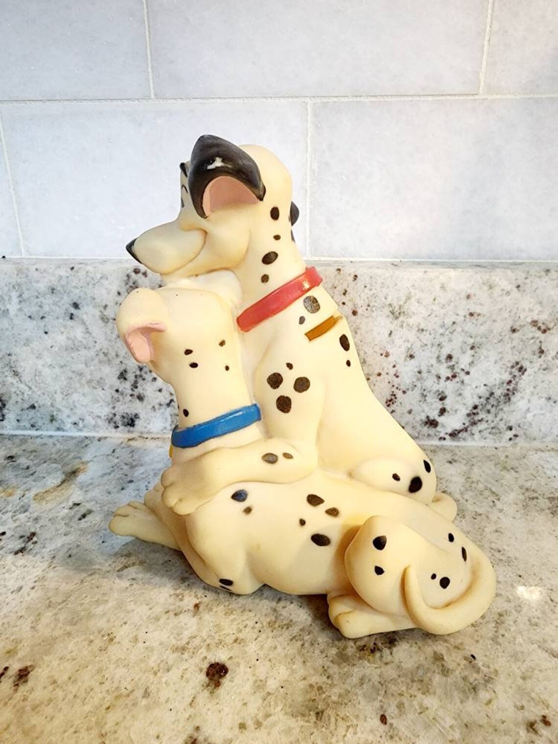 101 Dalmations Coin Bank Pongo Perdita and Puppy Soft Rubber - Etsy