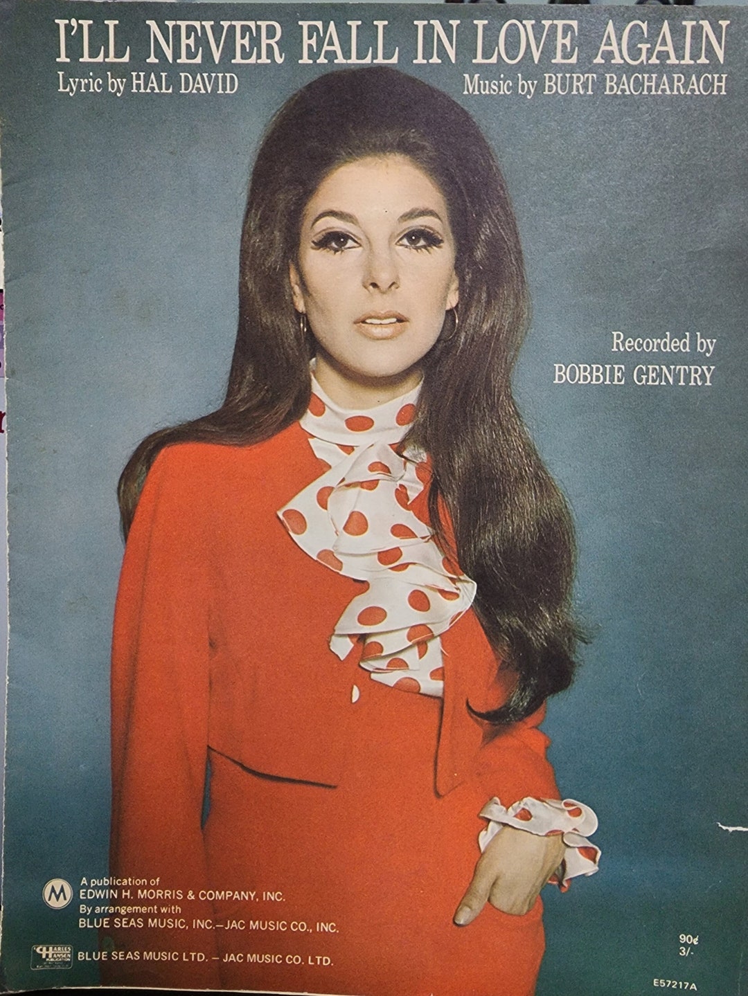 I'll Never Fall in Love Again Vintage Sheet Music Bobbie Gentry - Etsy