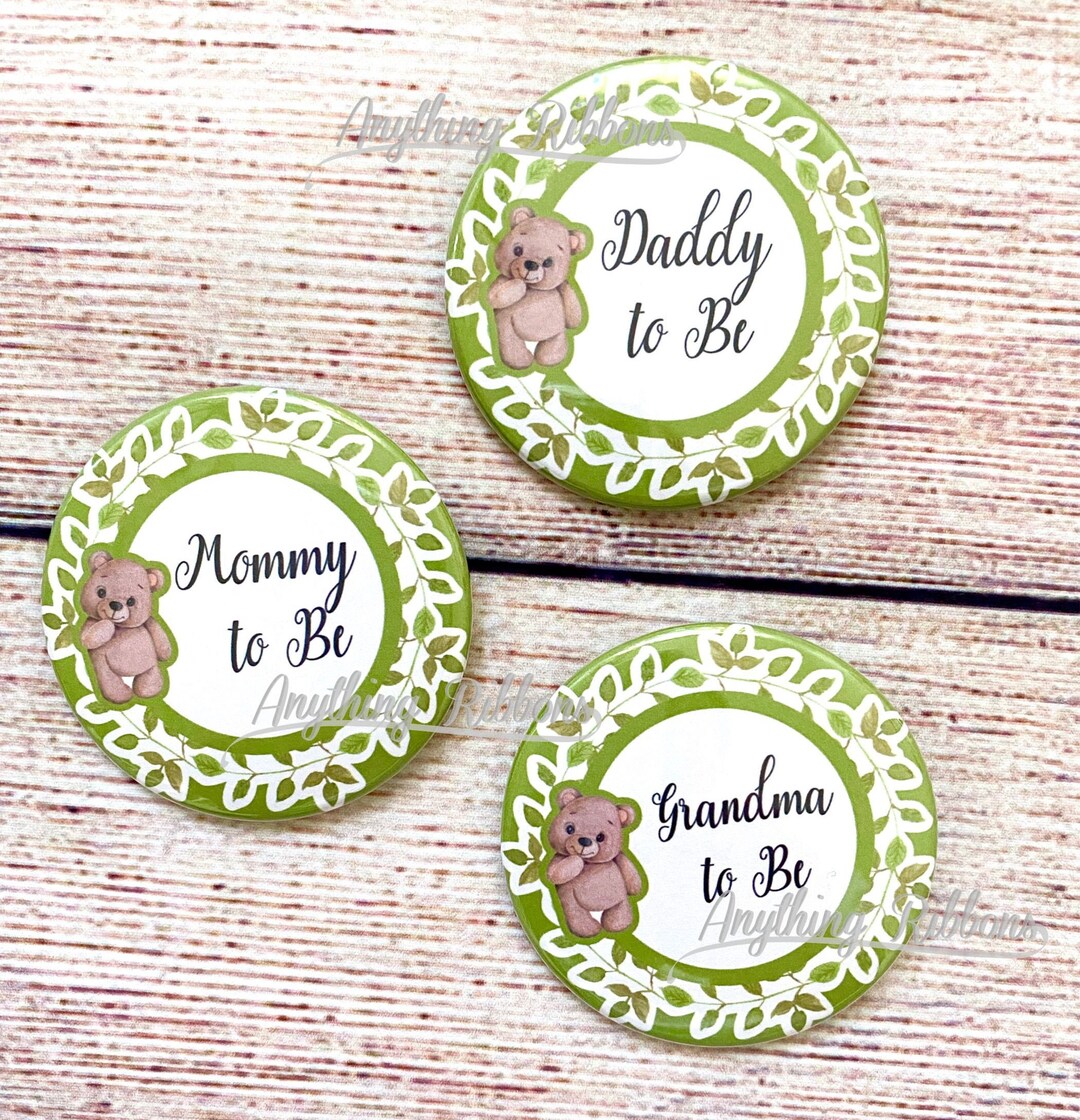 Teddy Bear Baby Shower Theme Pins - Etsy