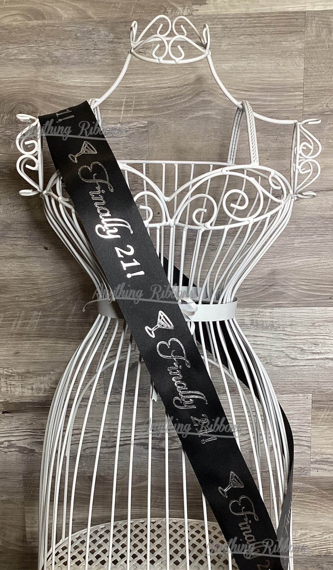 Finally 21 Personalized Birthday Sash- 21st Birthday Sash- Legal to ...