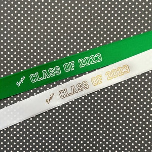 Class of 2023 Graduation Ribbon With Mascot Names, Continuous Printed ...