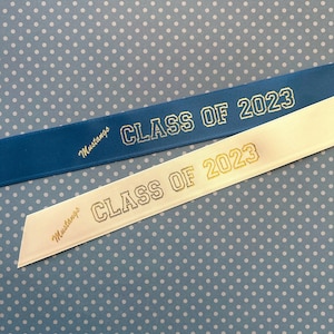 Class of 2023 Graduation Ribbon With Mascot Names, Continuous Printed ...