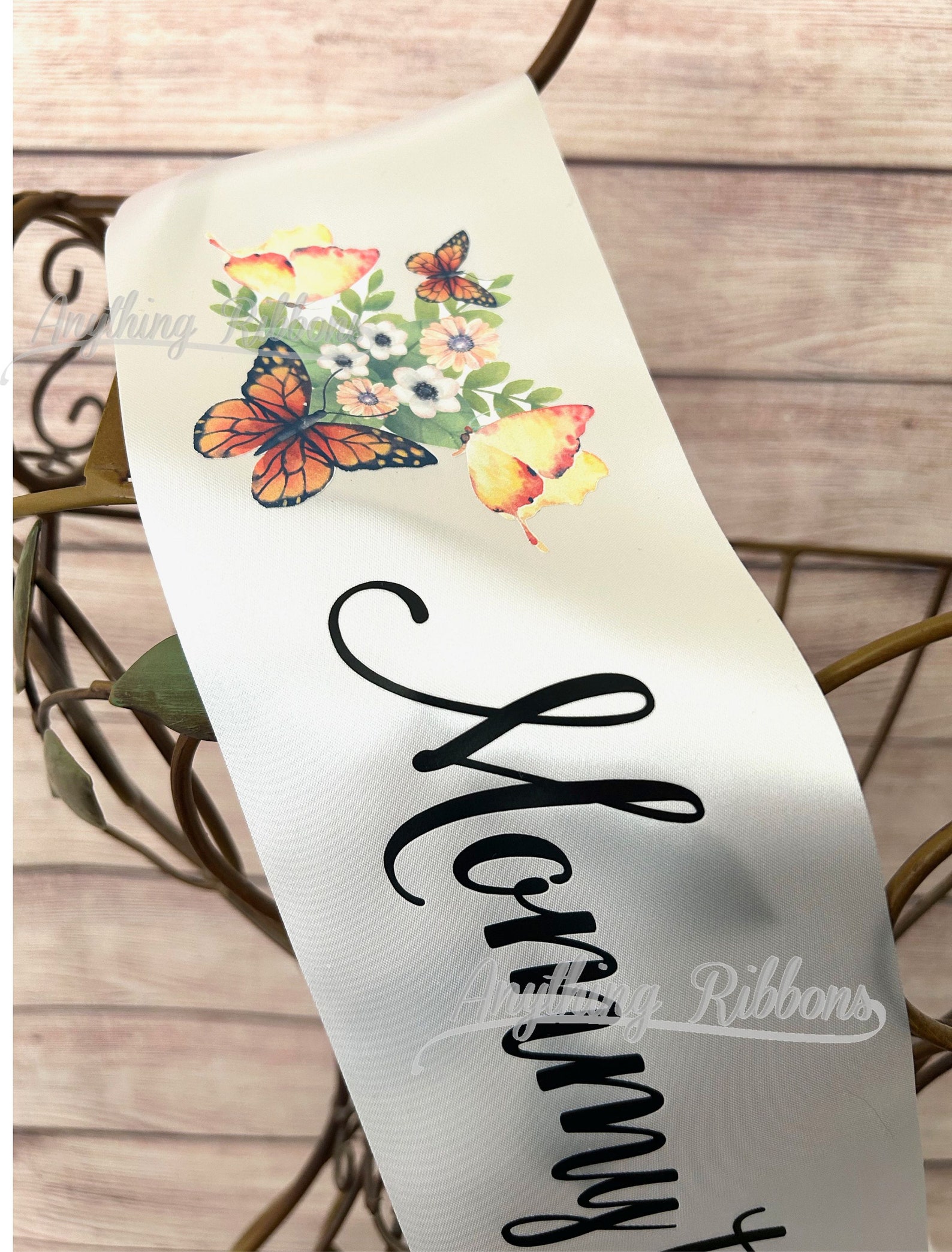 Butterfly Baby Shower Sash - Mommy to Be Theme Baby Shower - Etsy