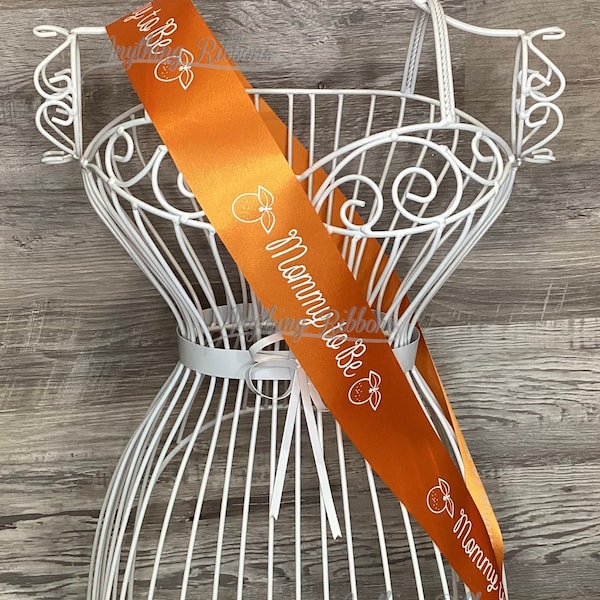 Orange Sash - Etsy