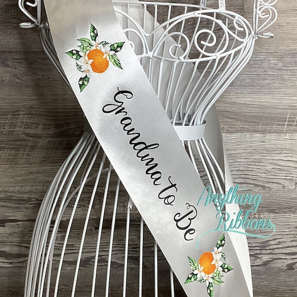 Orange Sash - Etsy