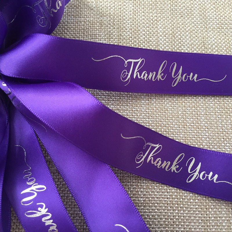 Ribbon Thank You - Etsy