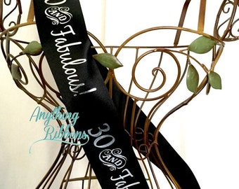 30th Birthday Sash - Etsy