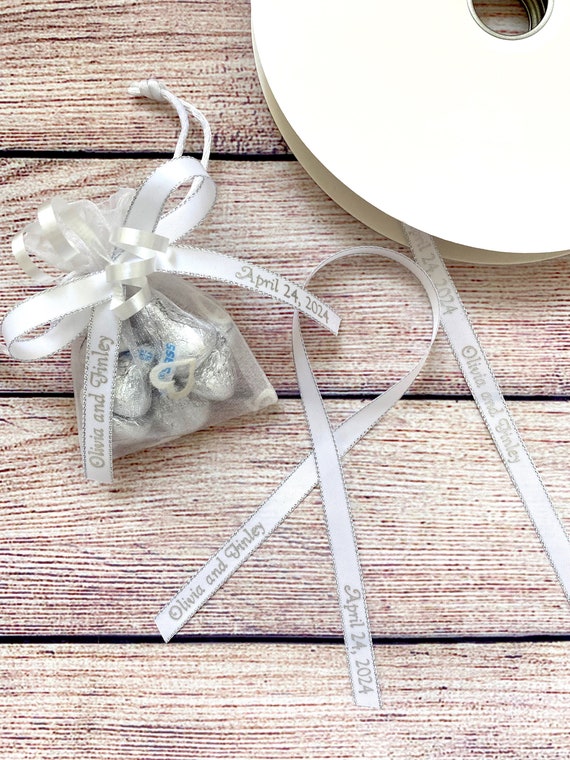 Personalized ribbons for party favors store