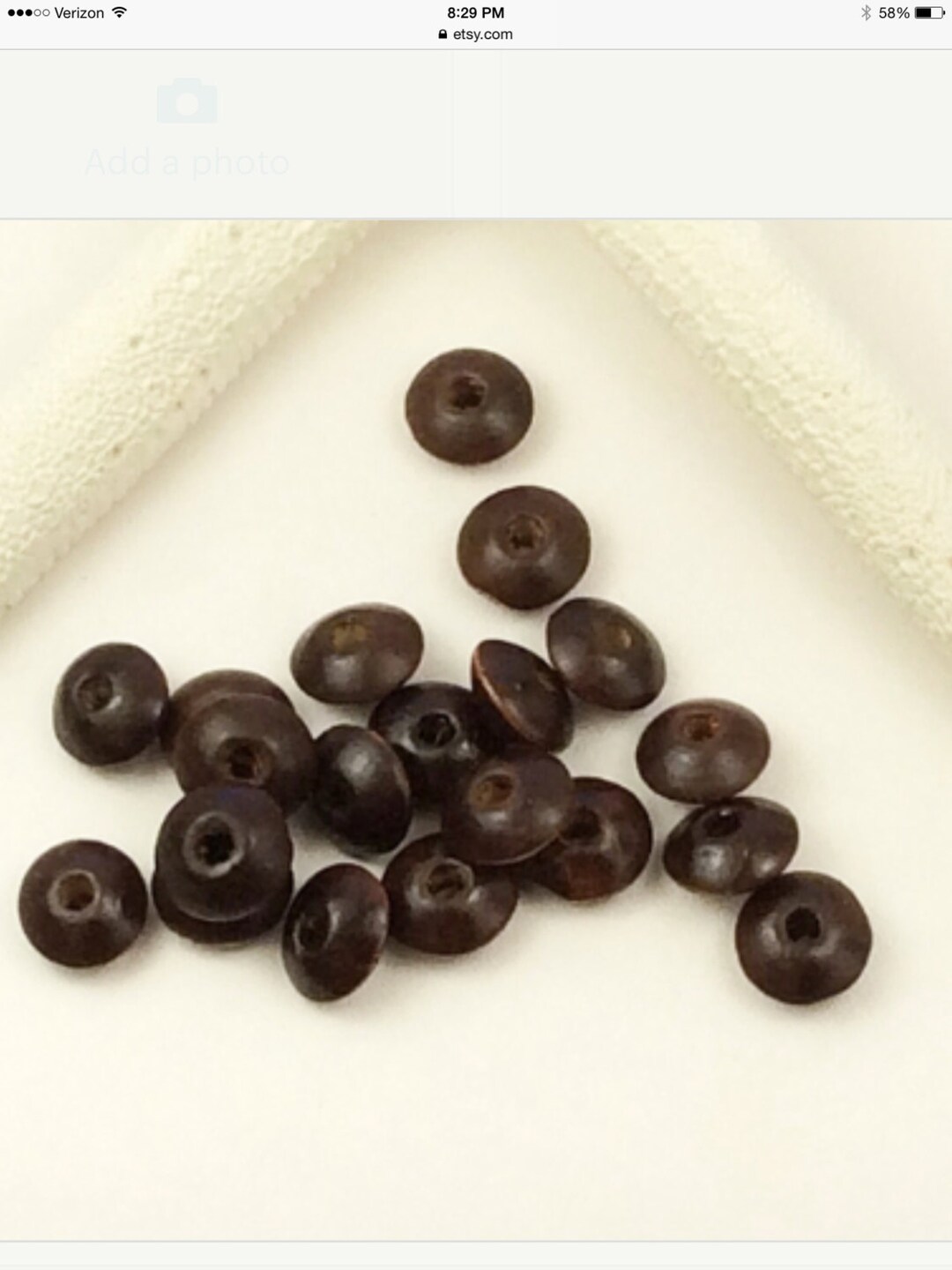 50-round Wood Spacers, Brown Wood Beads, 10mm Wood Rondelles, 50-round ...