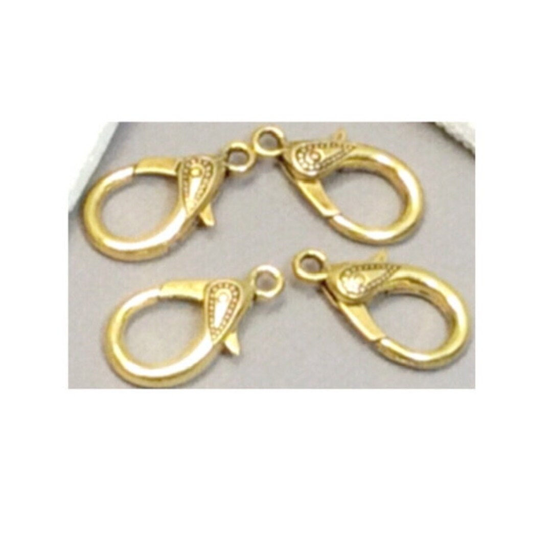 1-parrot Jewlery Clasp, 30mm Large Lobster Clasps, Bright GOLD or ...