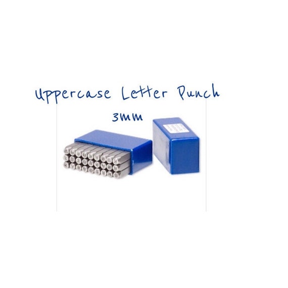 Uppercase Letter Punch Steel Tool Set Metal Stamping Kit - Etsy
