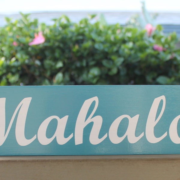 Mahalo Sign - Etsy