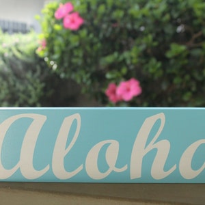 Aloha Wood Sign - Etsy