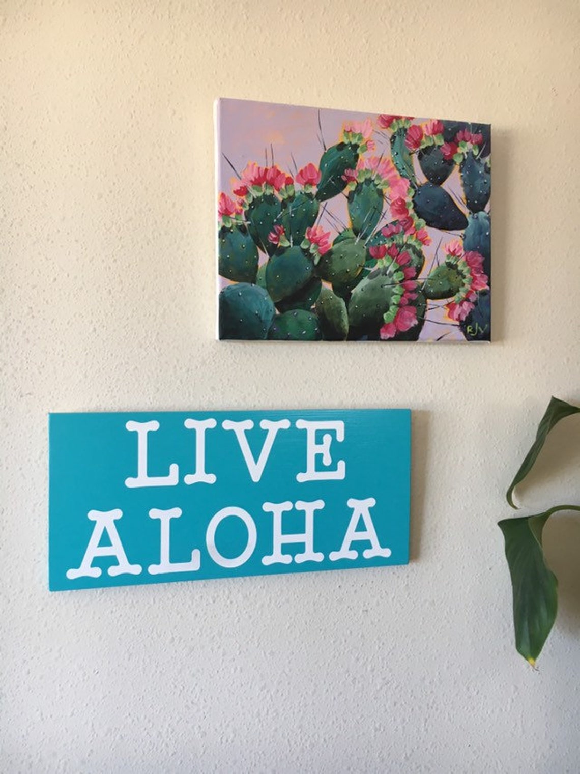 Live Aloha Wood Sign handmade on Maui - Etsy