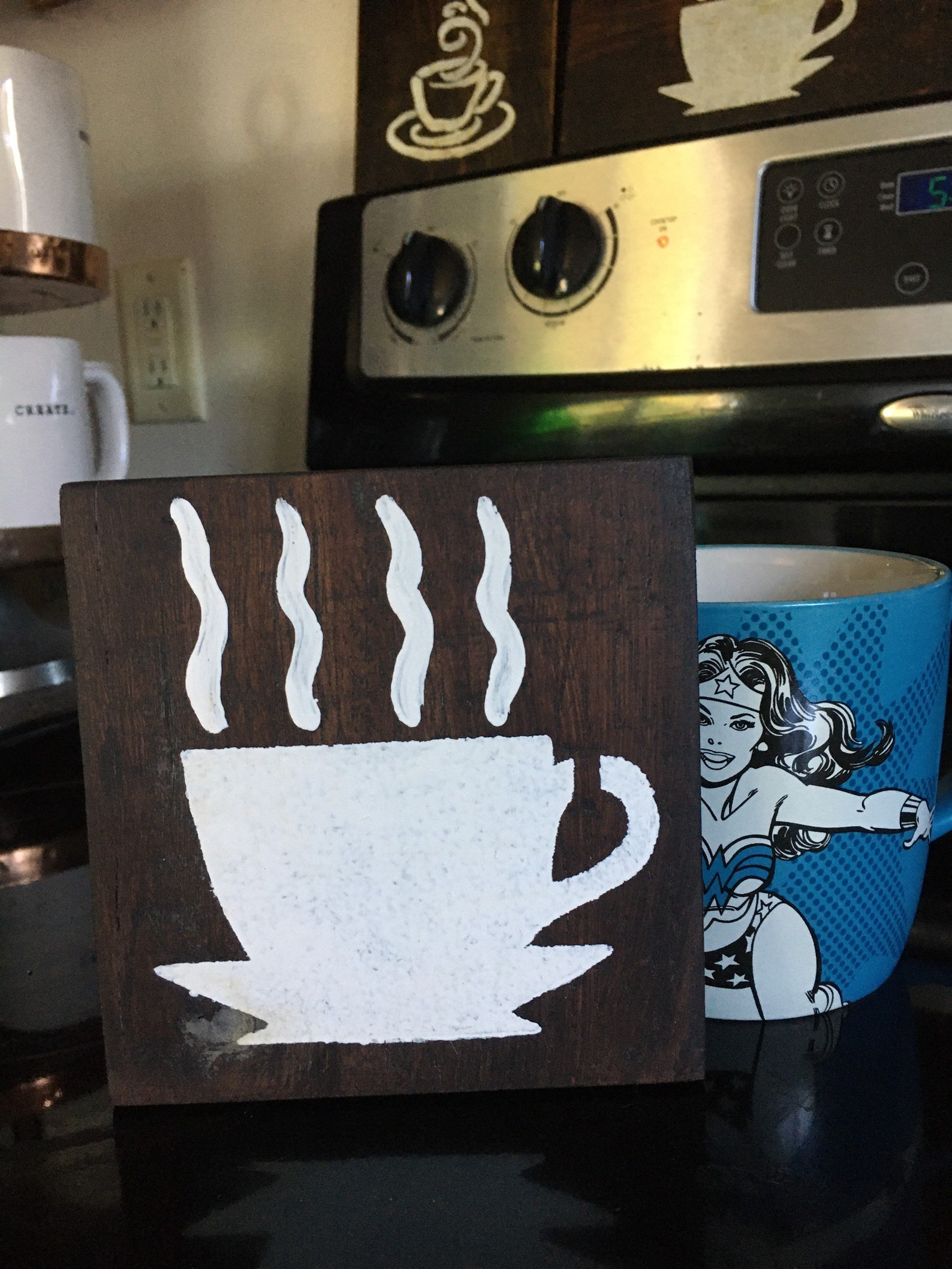 Handmade Coffee Cup Pallet Sign, Kitchen Nook Decor - Etsy