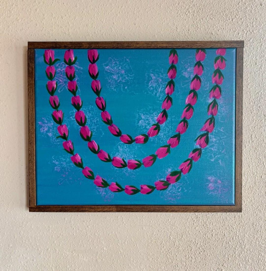 Hawaiian Flower Lei I Lokelani Lei I Rose Lei I Island of Maui Flower ...