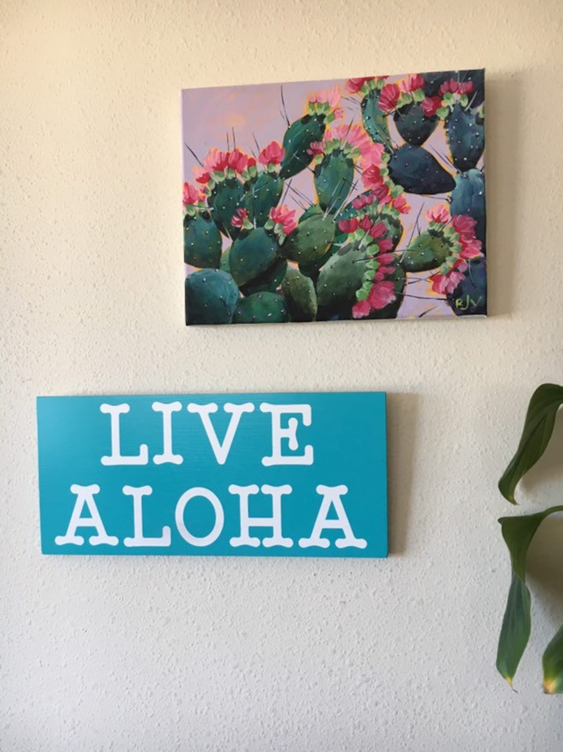 Live Aloha Wood Sign handmade on Maui - Etsy