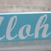 Aloha Wood Sign - Etsy
