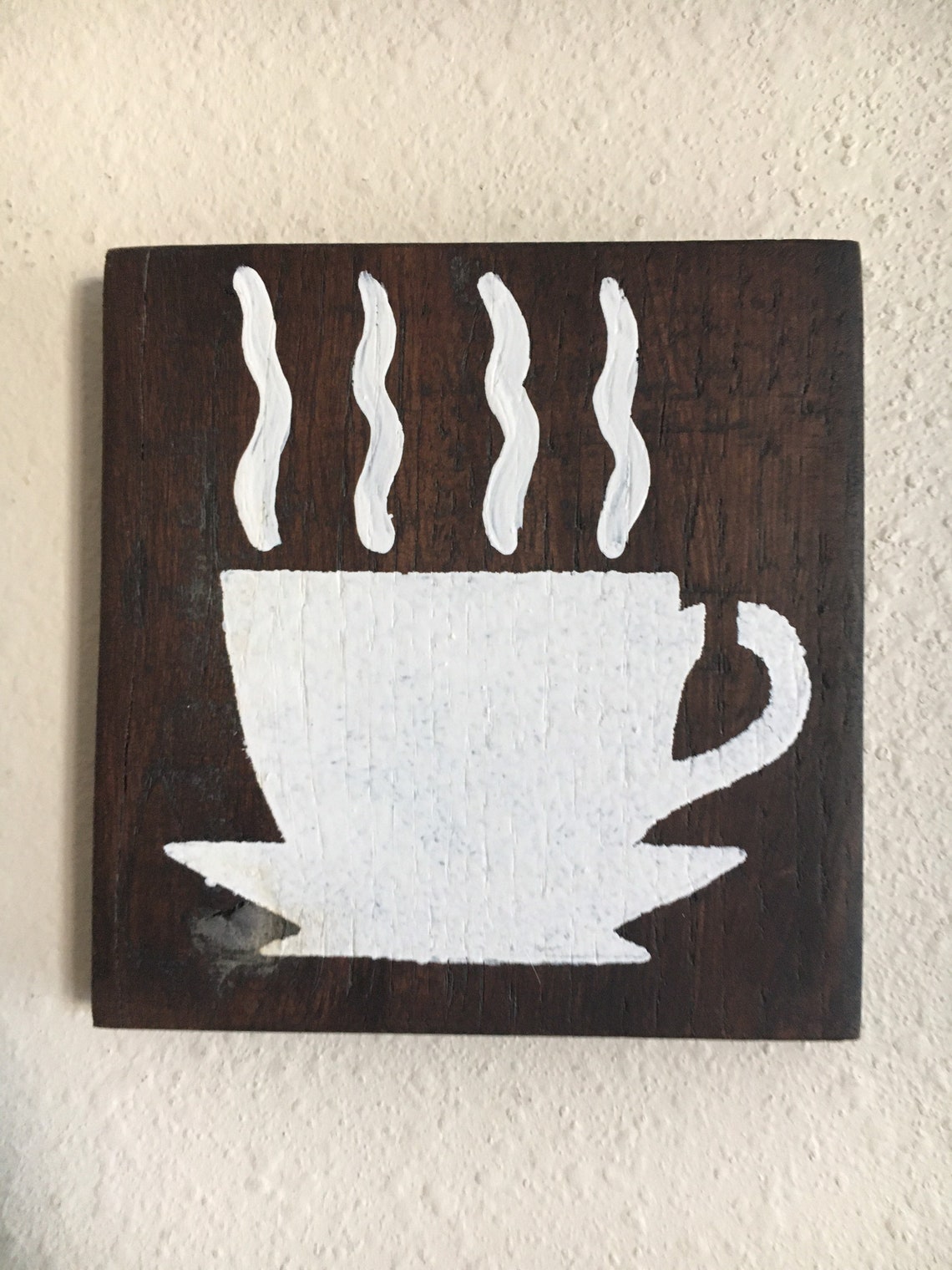 Handmade Coffee Cup Pallet Sign, Kitchen Nook Decor - Etsy