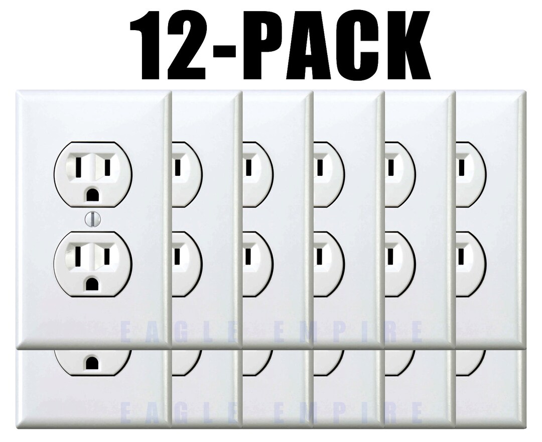 Electrical Outlet Stickers 12-pack Prank Fake Joke Funny Custom Decal ...