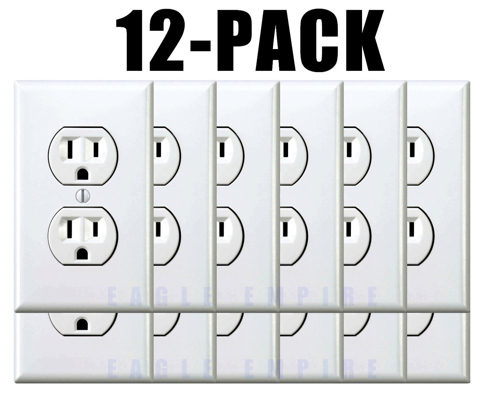Electrical Outlet Stickers 12-pack Prank Fake Joke Funny Custom Decal ...