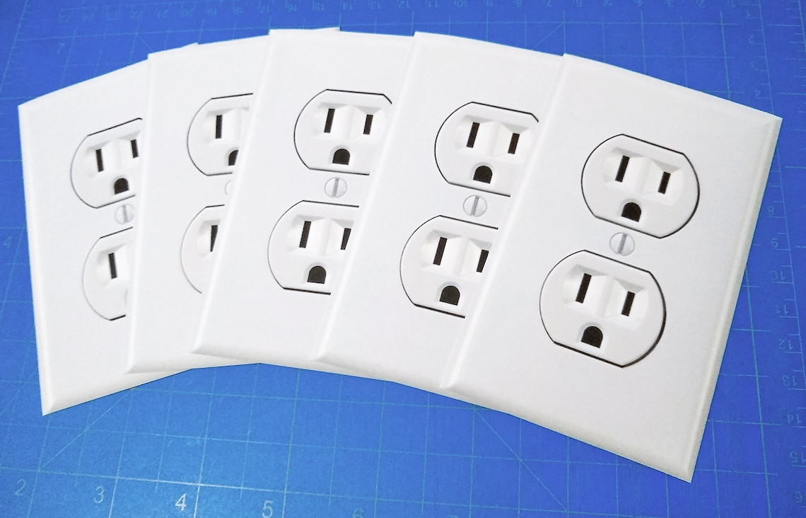 Electrical Outlet Stickers 12-pack Prank Fake Joke Funny Custom Decal ...