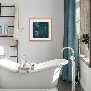 Cyanotype Queen Anne's Lace Wall Art, Blue, Botanical Photography ...