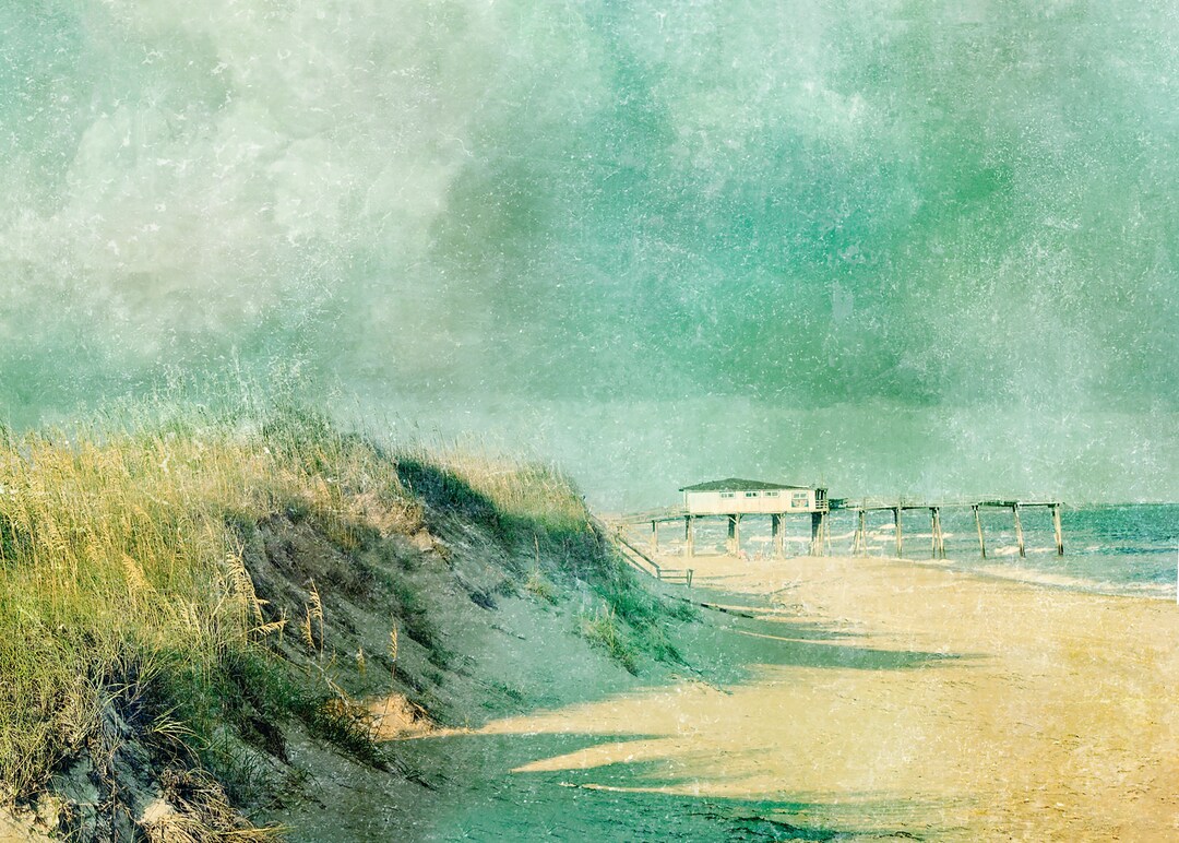 Rustic Coastal Photography | Pastel Beach Landscape | Vintage ...