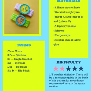 The Wonder Watch Crochet PATTERN - Etsy