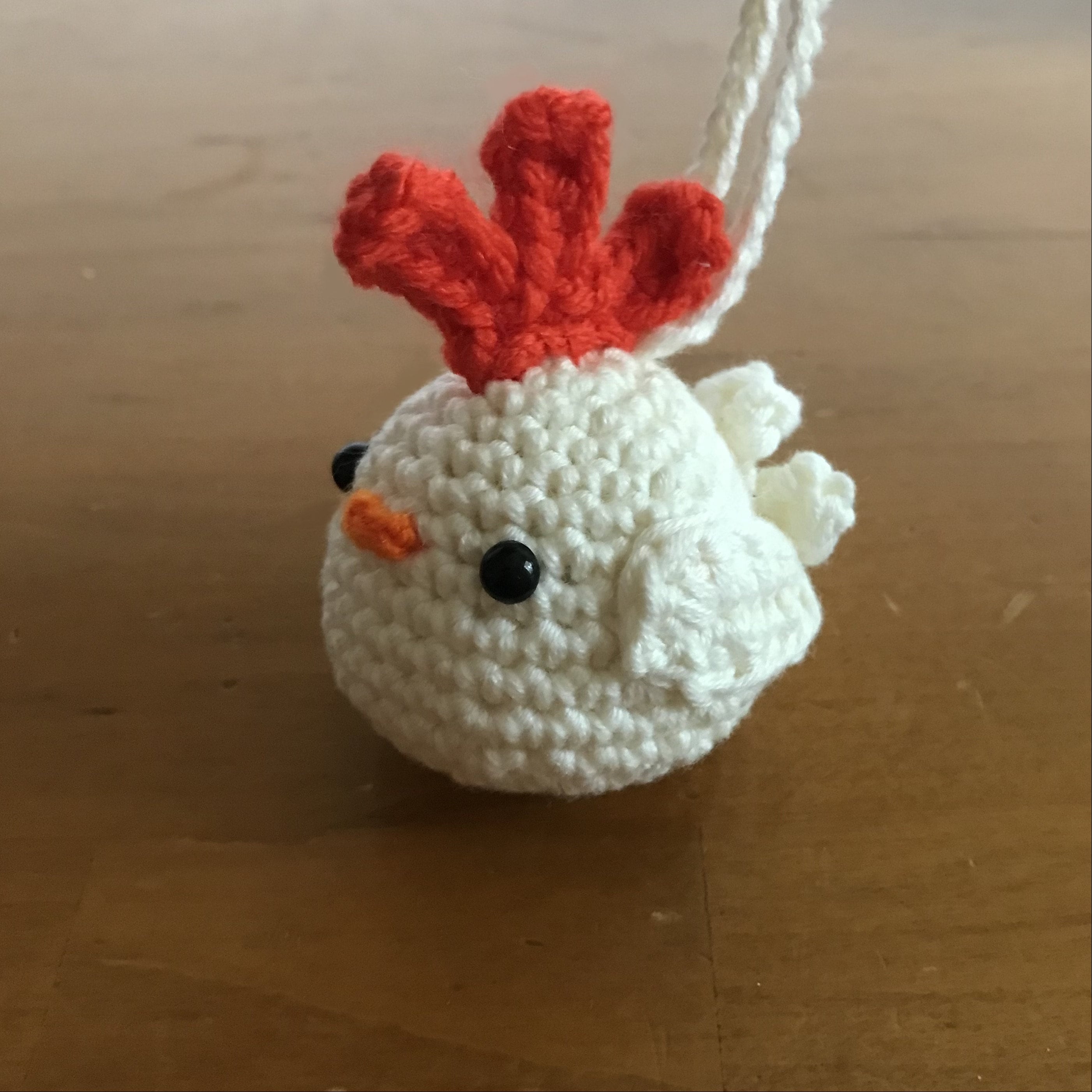 Crochet Chicken Keychain PATTERN, Easy Beginner Project - Etsy