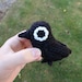 Creeping Crow Crochet PATTERN, Black Birds, Ravens - Etsy