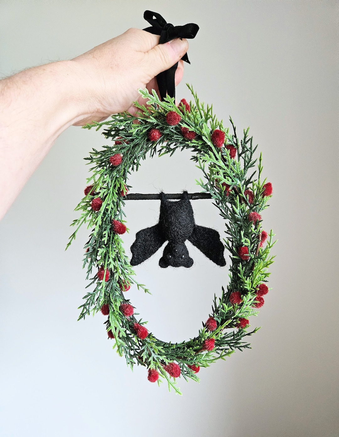 Cute Holiday Bat Wall Art Spookmas Decor Goth Decor - Etsy