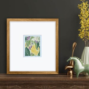 Citrus Art,woodblock Print,lemon Tree Art Original Woodcut,handmade Art ...
