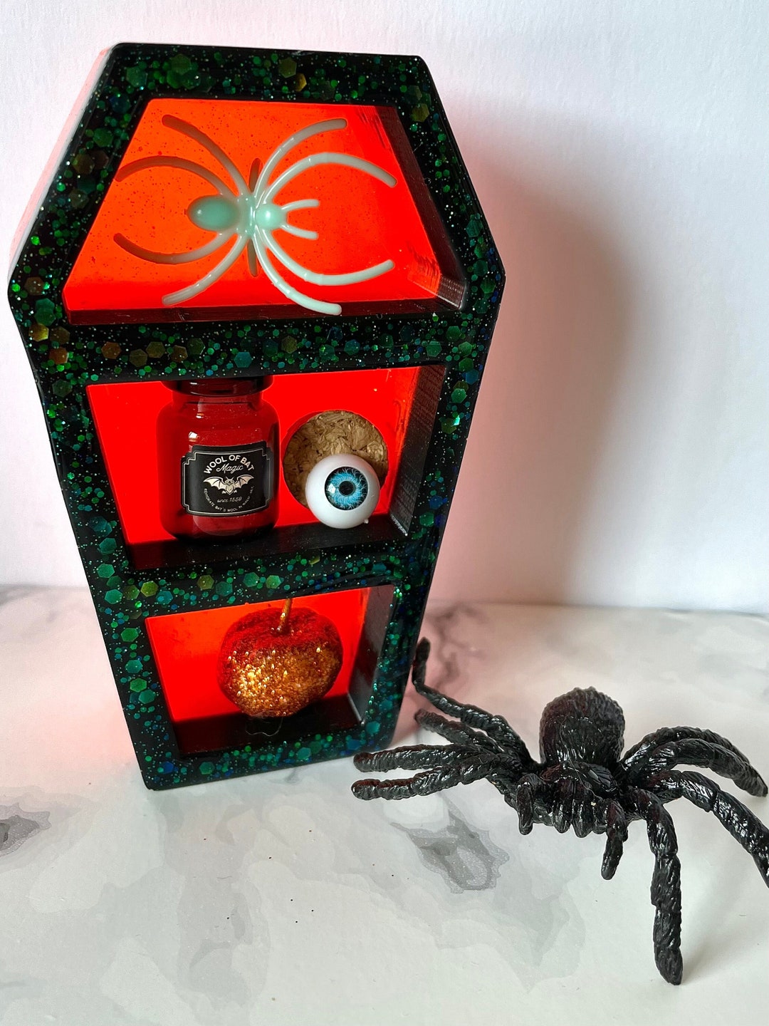 Mini Coffin Oddity Shelf - Etsy