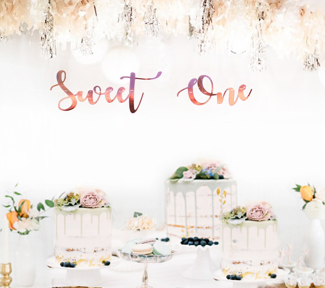 Sweet One Banner,custom Banner,first Birthday Banner,1st Birthday ...