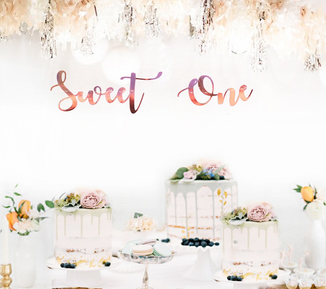Sweet One Banner,custom Banner,first Birthday Banner,1st Birthday ...